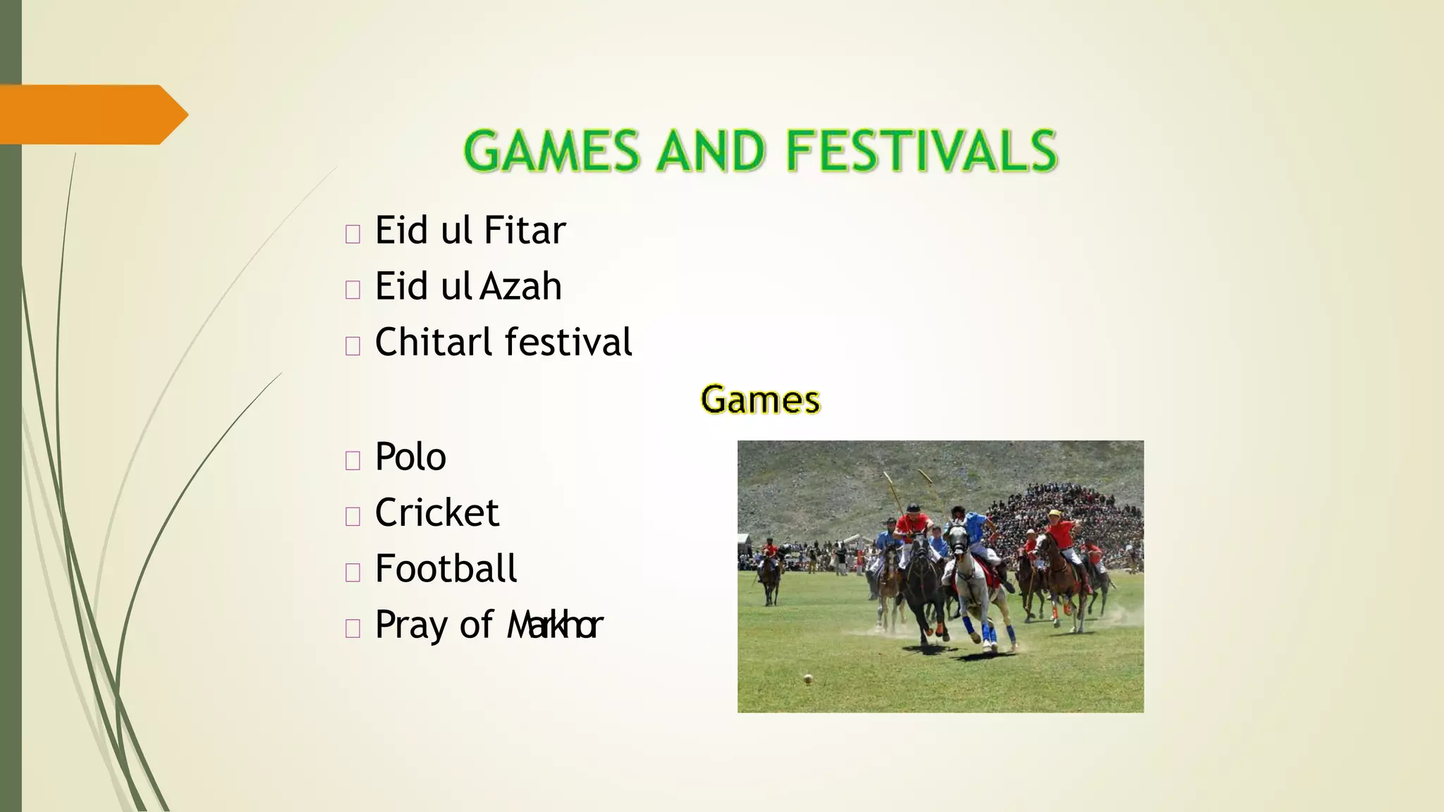 CULTURE OF PAKISTAN OF DIFFERENT PROVINCES | PPTX