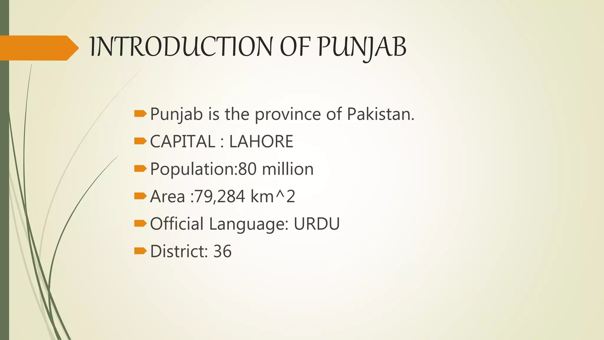 CULTURE OF PAKISTAN OF DIFFERENT PROVINCES | PPTX