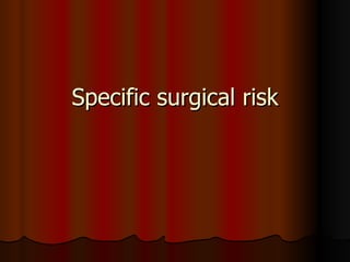 Pro Operative Cardiac Clearence For Non Cardiac Surgery | PPT