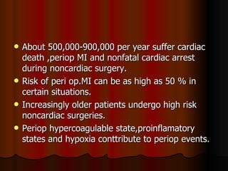 Pro Operative Cardiac Clearence For Non Cardiac Surgery | PPT