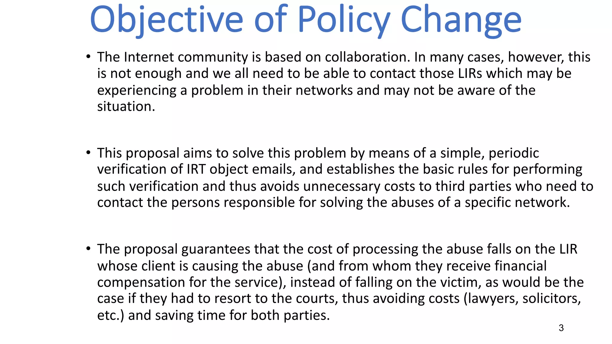 prop-125: Validation of "abuse-mailbox" and other IRT emails | PPT