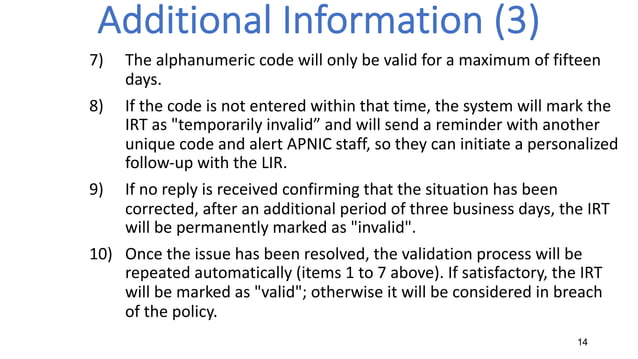 prop-125: Validation of "abuse-mailbox" and other IRT emails | PPT