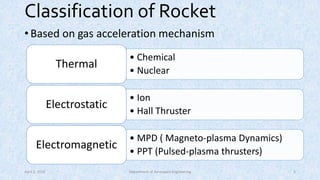 Rocket propulsion | PPTX
