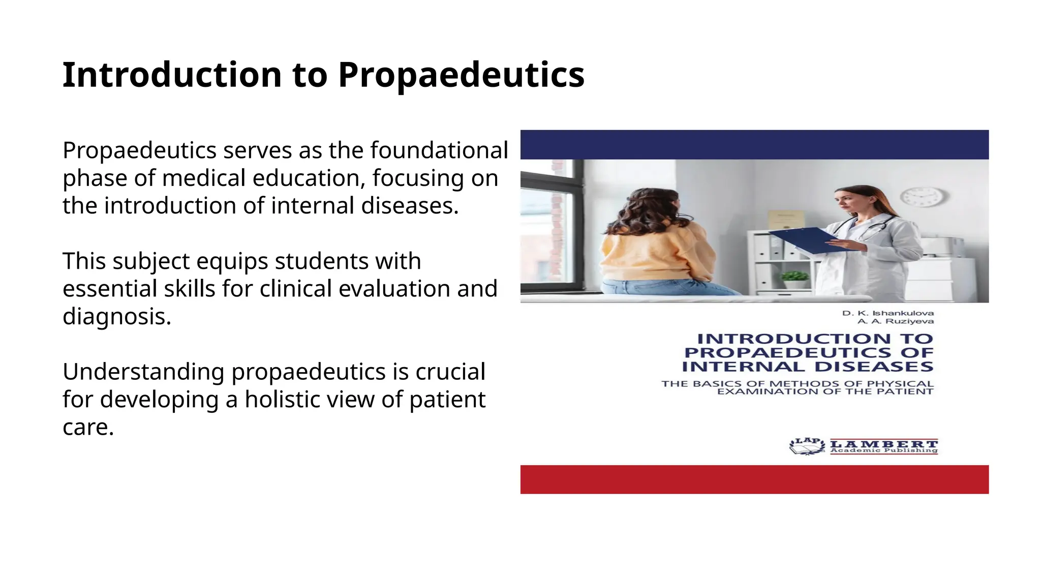 Propaedeutics Of Internal Diseses Subject Introduction.pptx