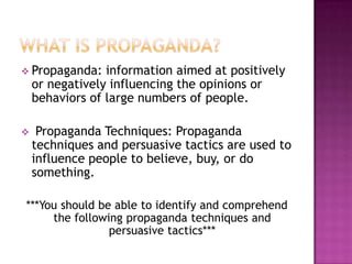 Propaganda | PPT