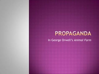 Propaganda Powerpoint Update | PPTX