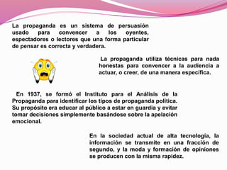 Propaganda | PPTX