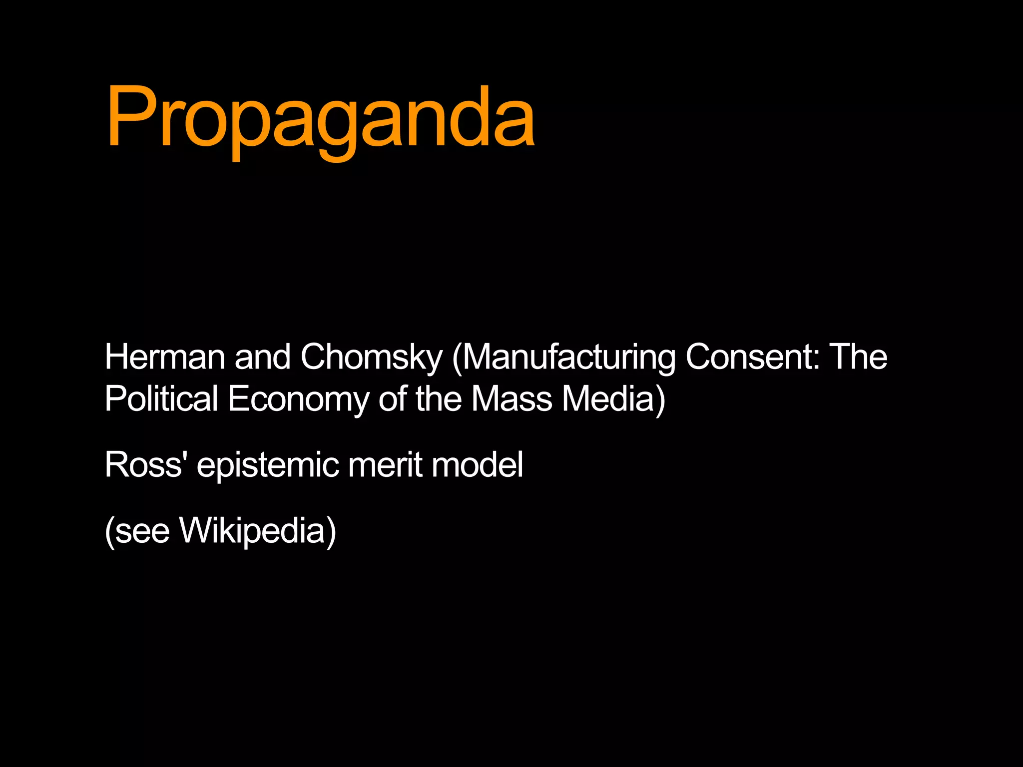 Propaganda | PDF