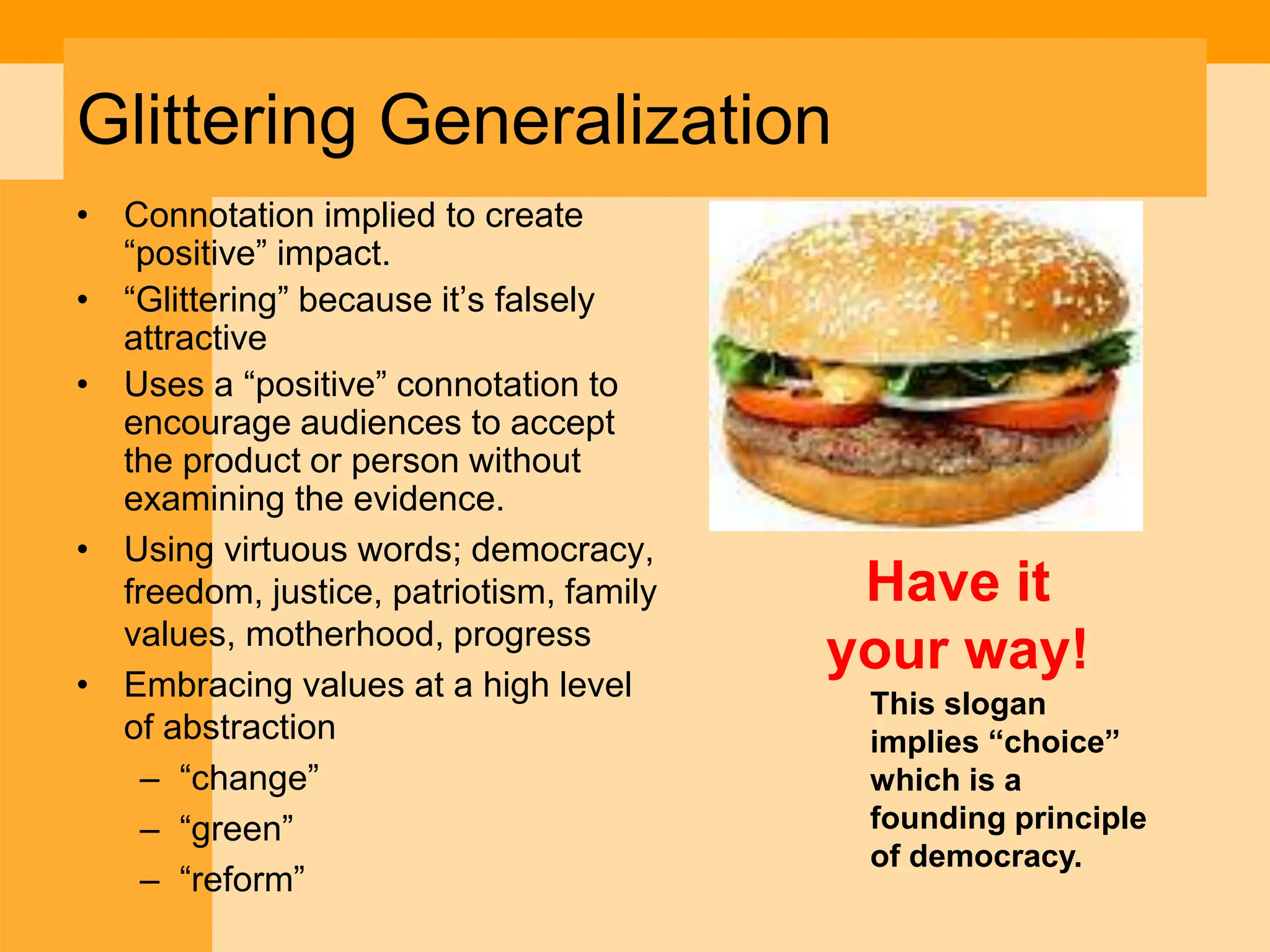 Techniques in Propaganda to lure the people to patronize your product.ppt