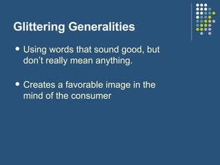 Propaganda & Advertising Strategies | PPT