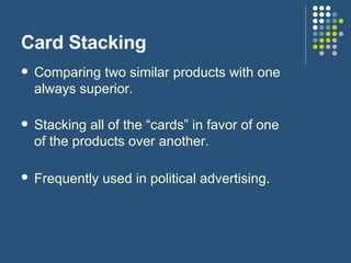Propaganda & Advertising Strategies | PPT