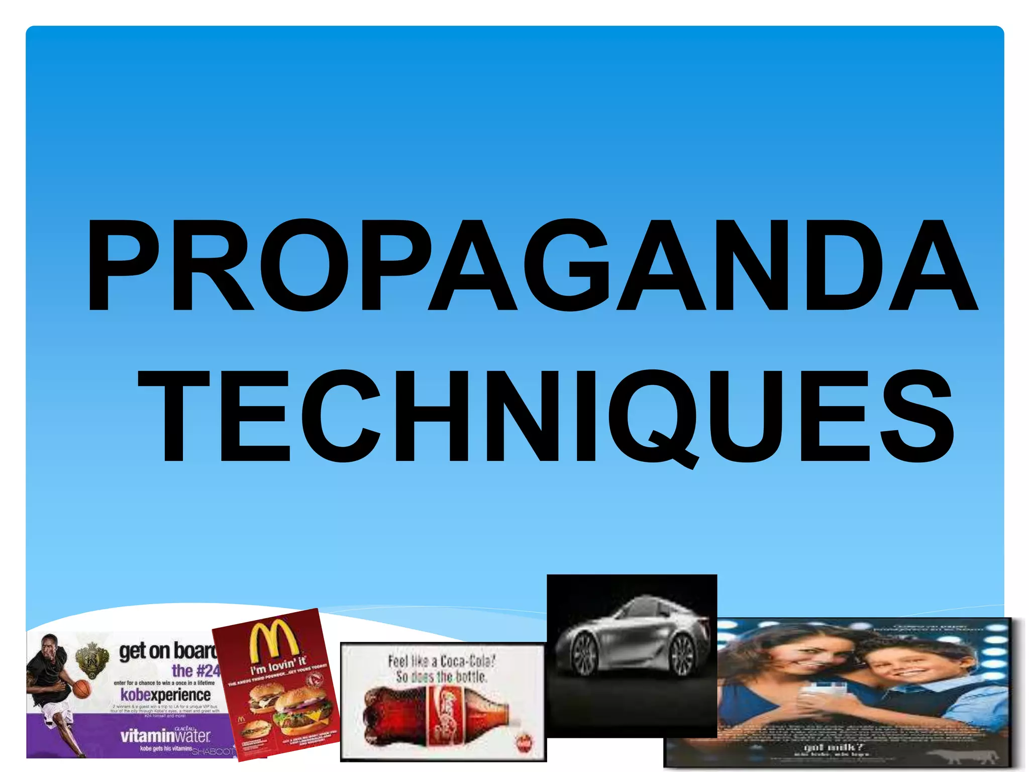 Propaganda techniques 2 | PPT