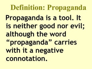 Propaganda Wii Posters And Analysis | PPT