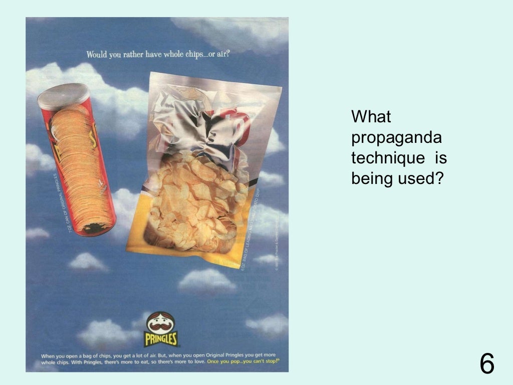 Propaganda In Advertisements