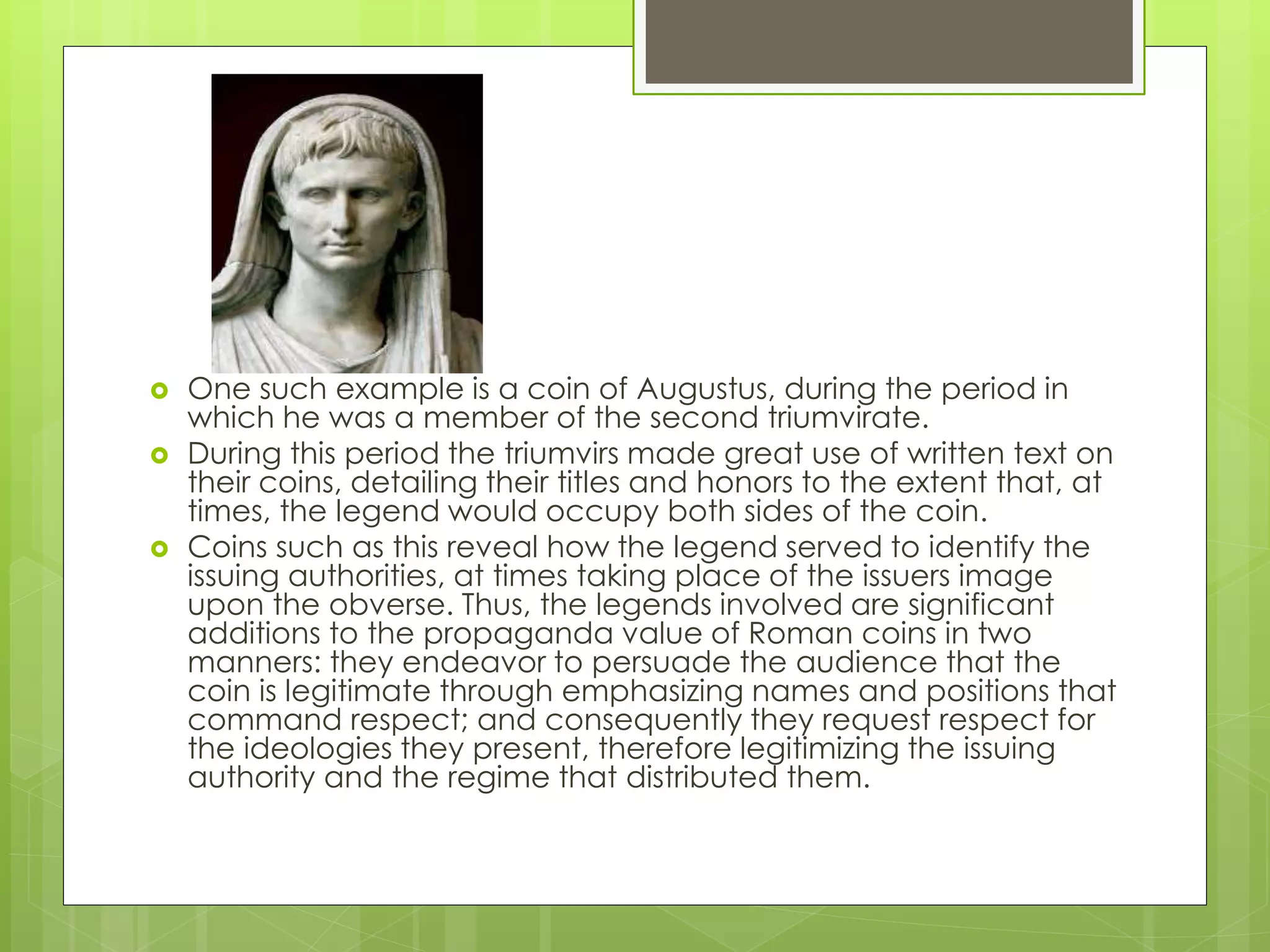 Propaganda in imperial rome | PPTX