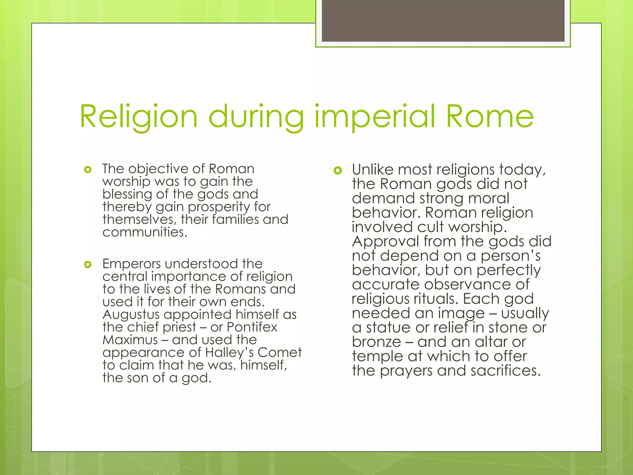 Propaganda in imperial rome | PPTX