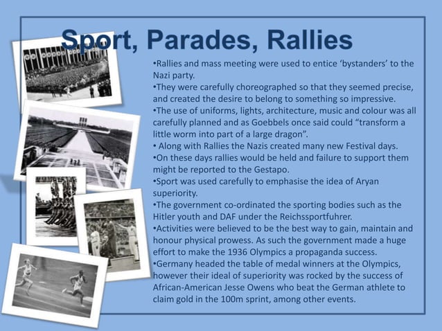 Propaganda In Nazi Germany | PPTX | History | Genres