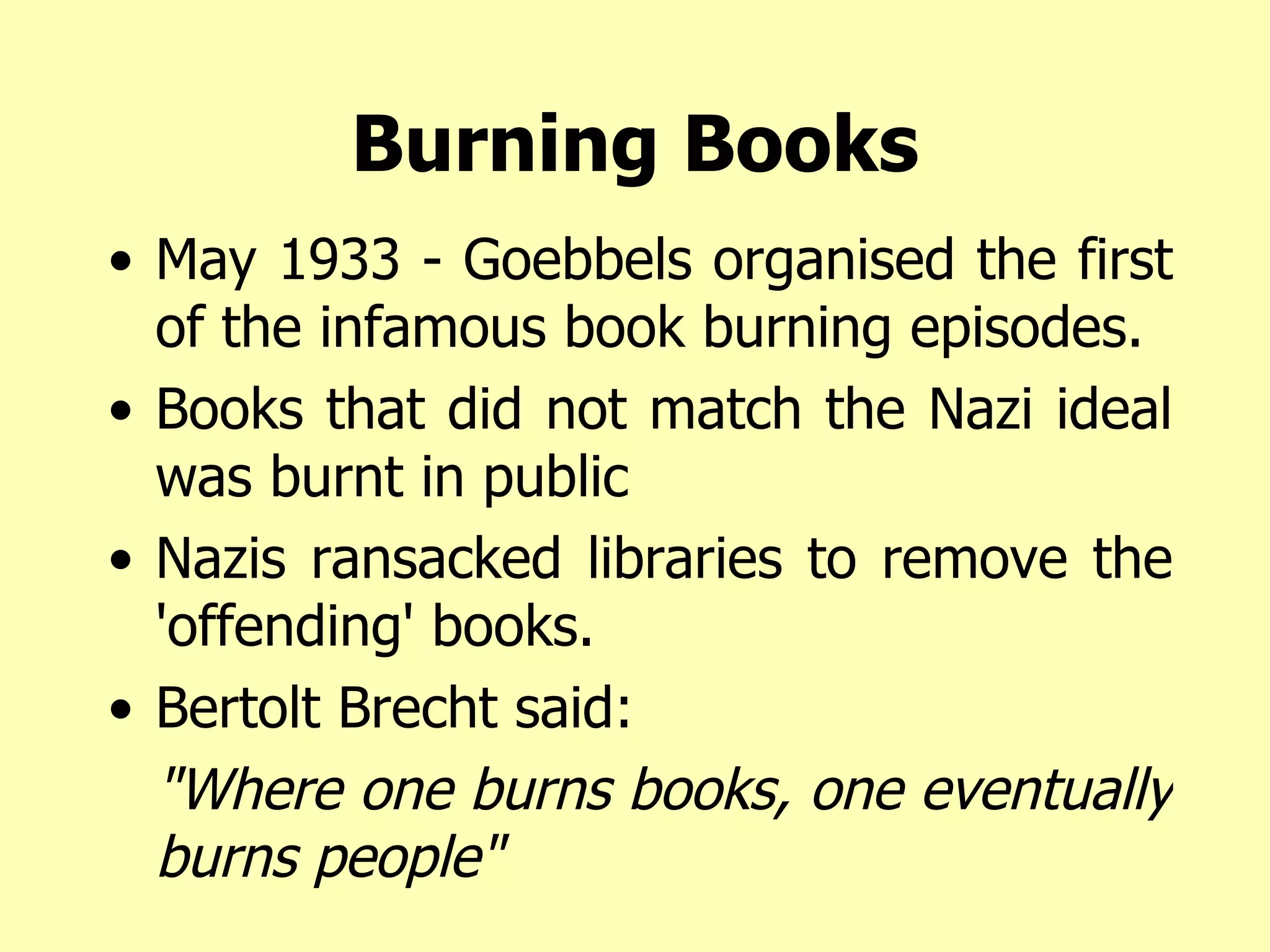 Propaganda in nazi germany | PPT