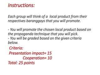 Activities and lesson in propaganda.pptx