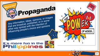 Propaganda lesson | PPT