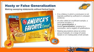 Sweeping Generalization Propaganda