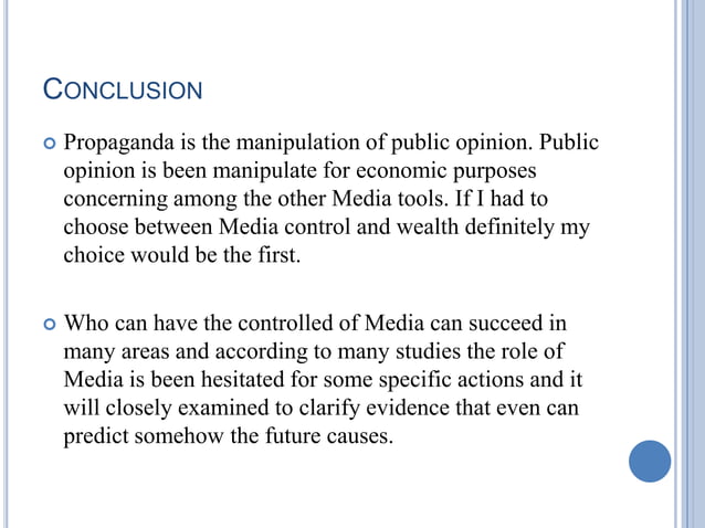 Propaganda model (Revisited) | PPTX