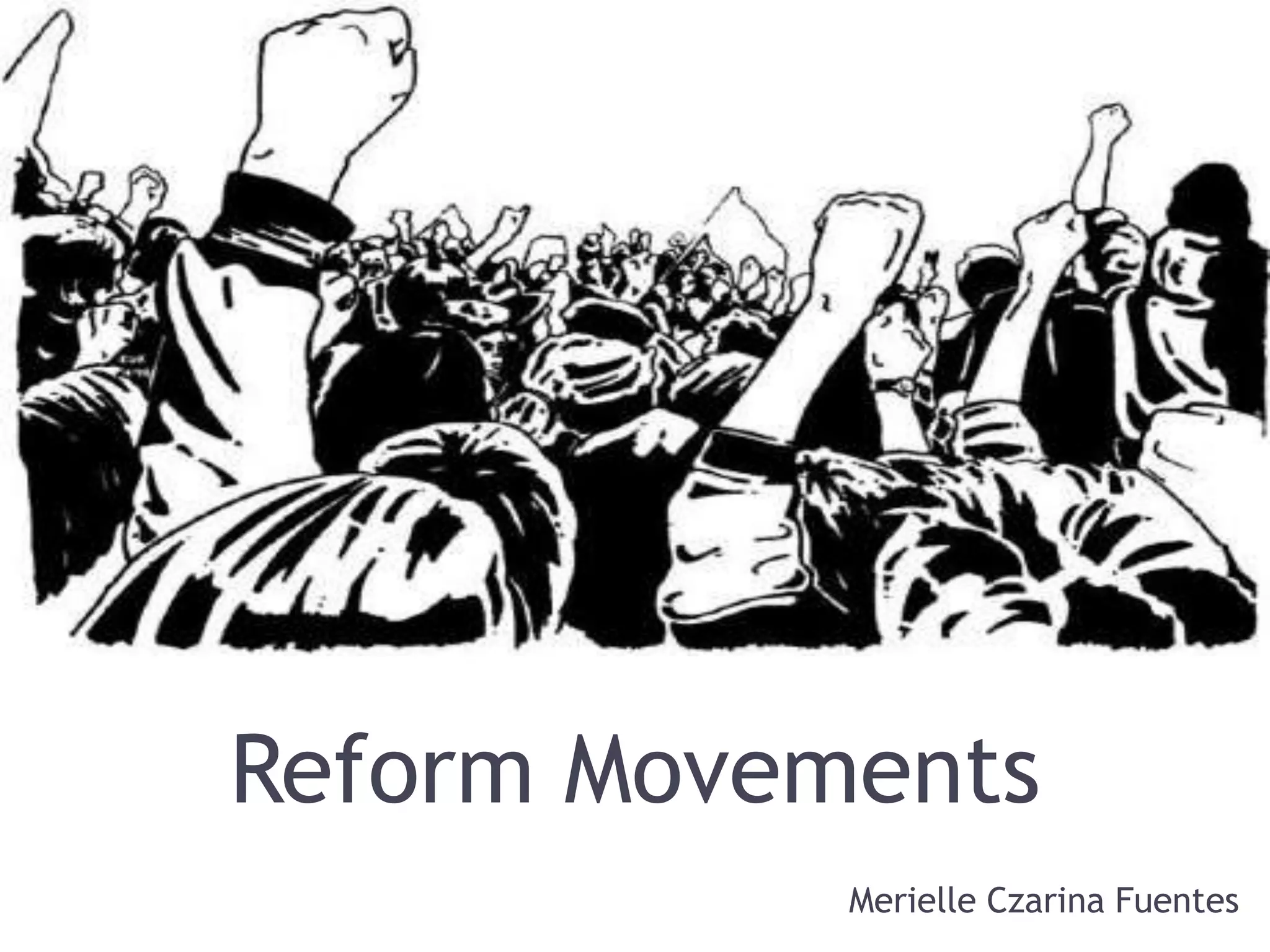 Reform Movements During the Spanish Colonization | PPT