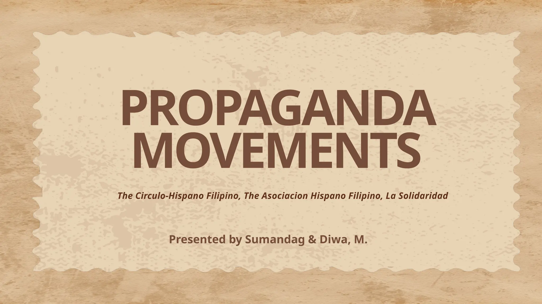 Propaganda Movement (Reading the Philippine History) | PPTX