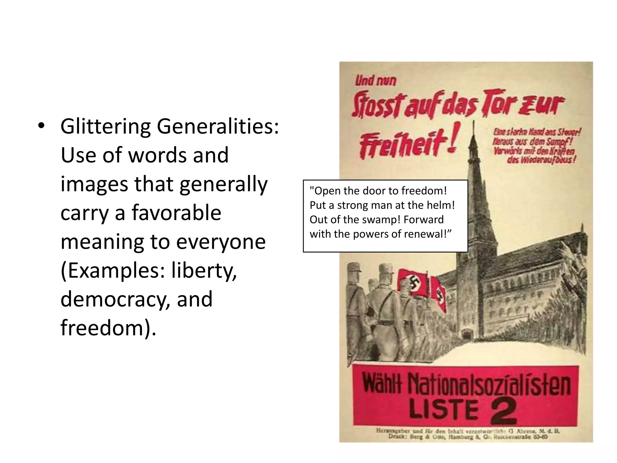 Propaganda notes | PPTX