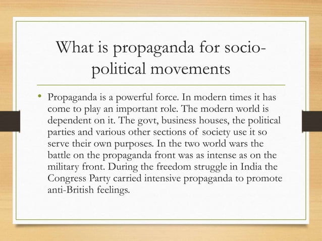 Propaganda vs. Advertisement | PPTX | Advertising Industry | Industries