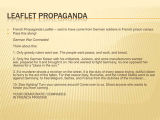 Propaganda power point | PPTX