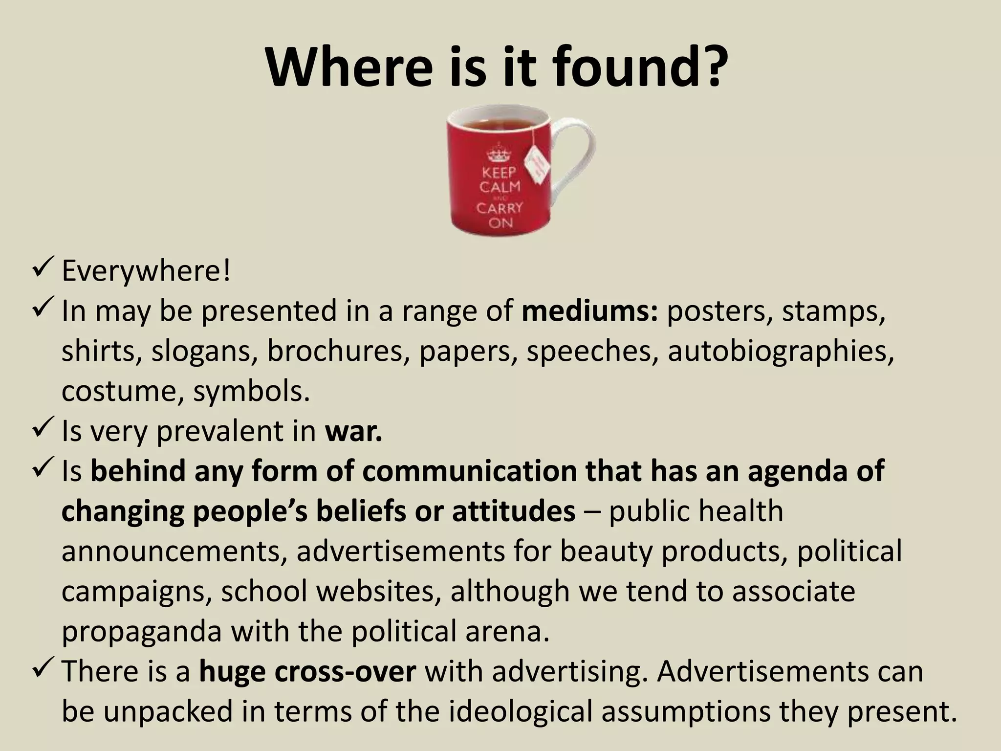 Propaganda power point | PPTX