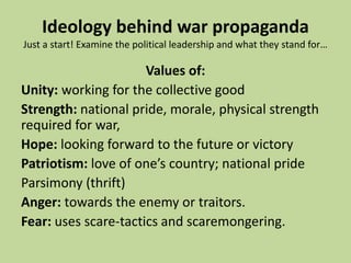 Propaganda power point | PPTX