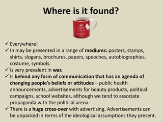 Propaganda power point | PPTX