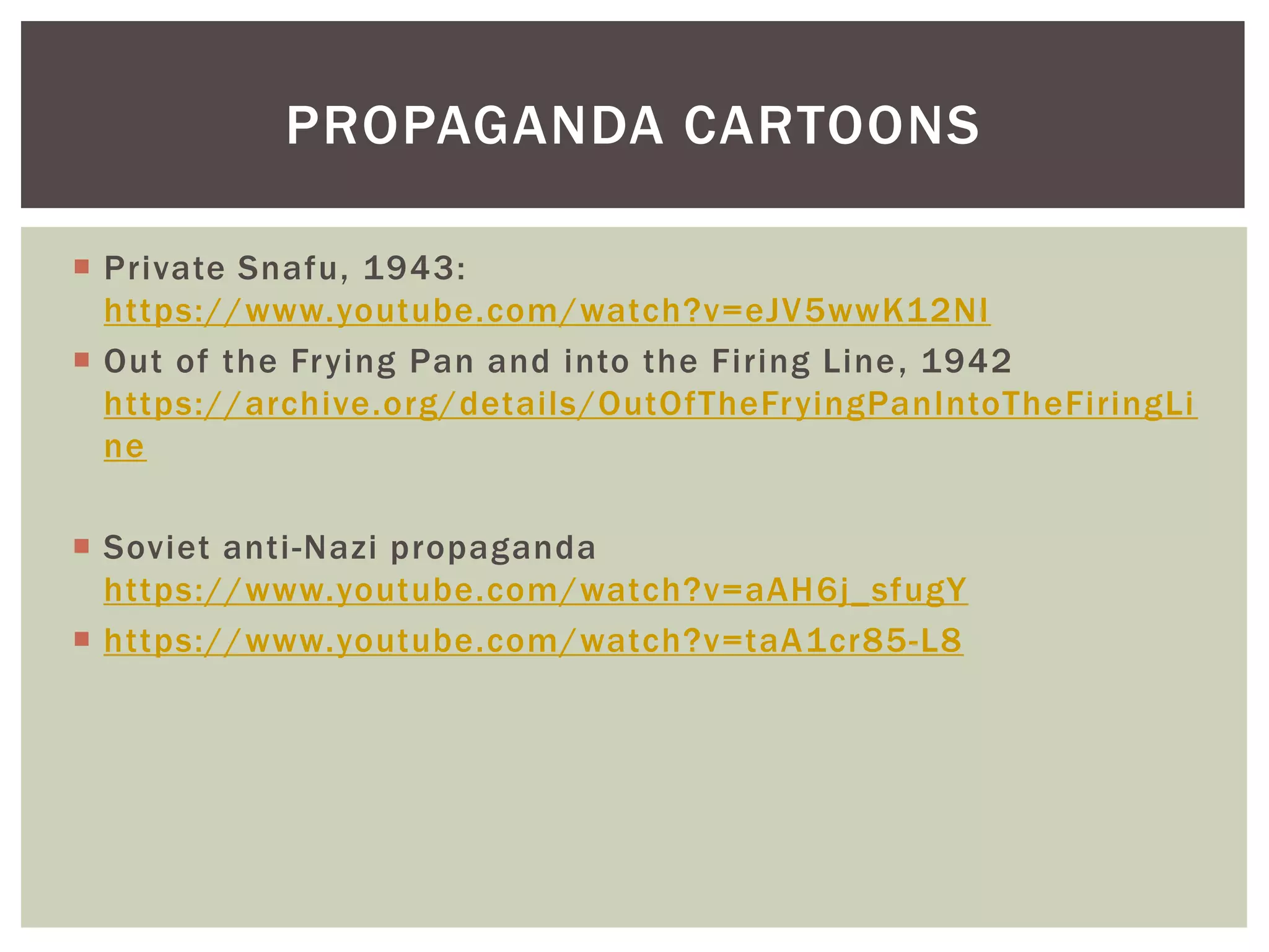 WWII Propaganda powerpoint | PPT