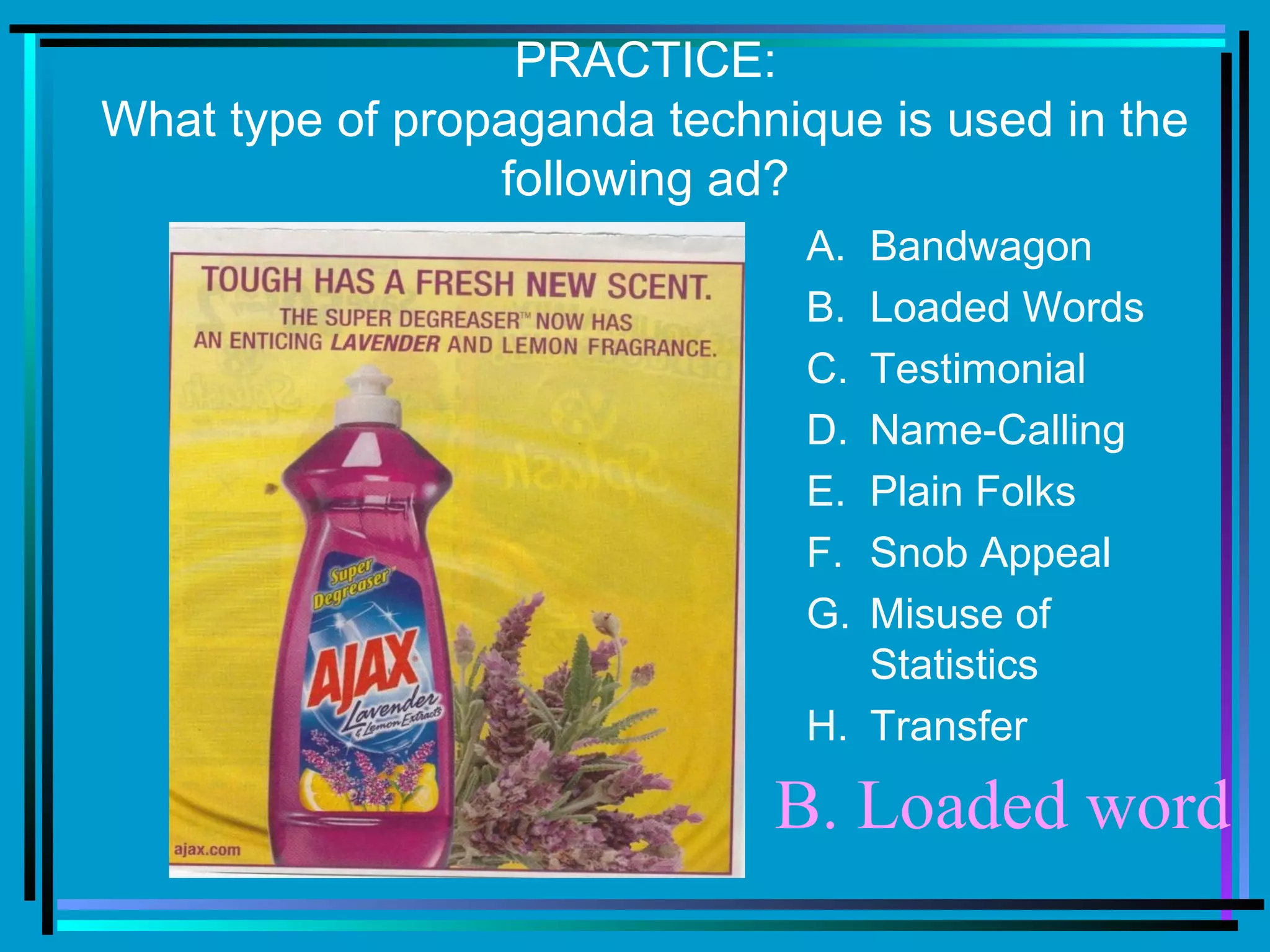 Propaganda powerpoint | PPT