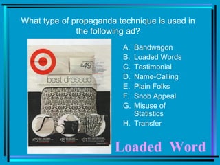 Propaganda powerpoint | PPT