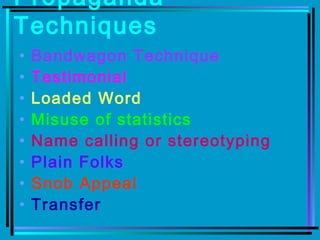 Propaganda powerpoint | PPT