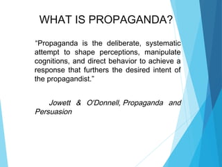 Propaganda presentation | PPT