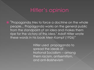 Propaganda project | PPTX