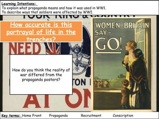 Propaganda, recruitment and trench warfare.pptx