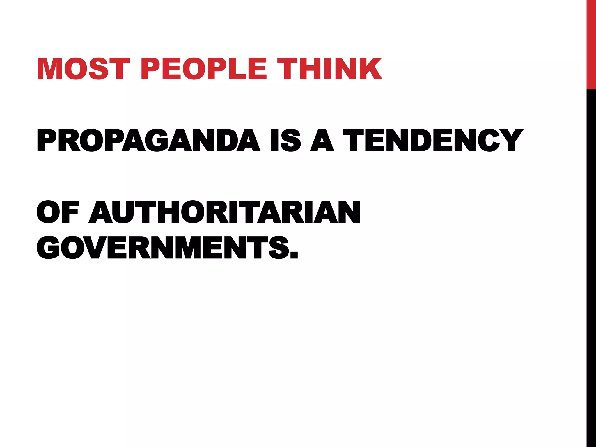 Democracy as Propaganda for Capitalism | PPT