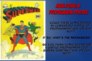 Comic Books as Propaganda | PPT