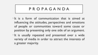 PROPAGANDA TECHNIQUE- english grade 8.pptx