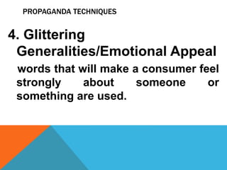 Emotional Words Propaganda Techniques