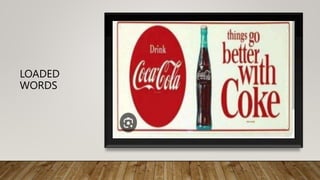 Propaganda techniques.pptx in English Nine | PPTX