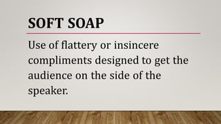 Propaganda techniques.pptx in English Nine | PPTX