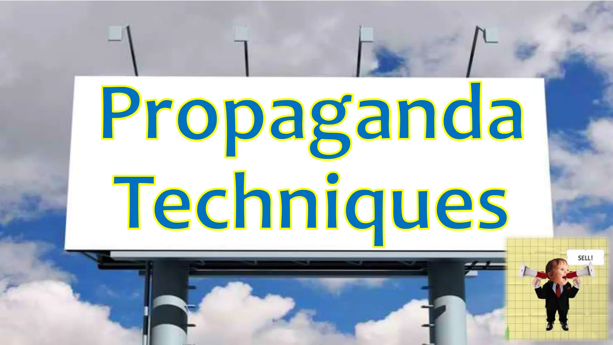 propaganda techniques a lesson for grade 8 q3 | PPTX