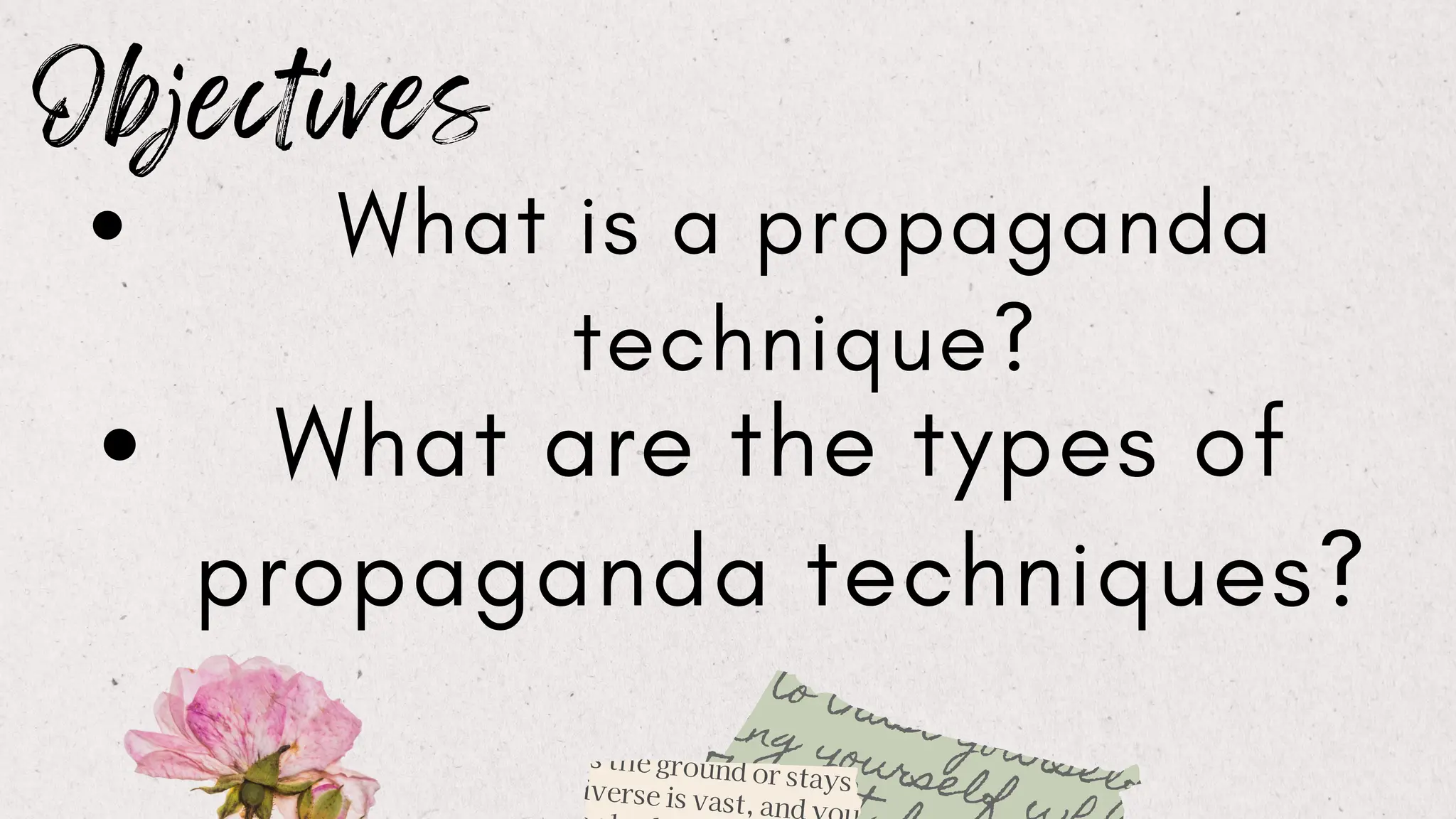PROPAGANDA TECHNIQUES POWERPOINT PRESENTATIONS | PDF