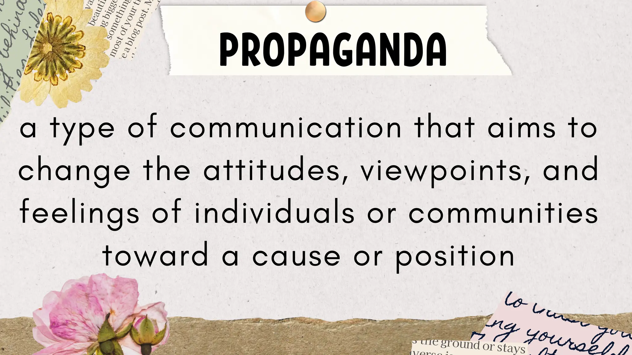 PROPAGANDA TECHNIQUES POWERPOINT PRESENTATIONS | PDF